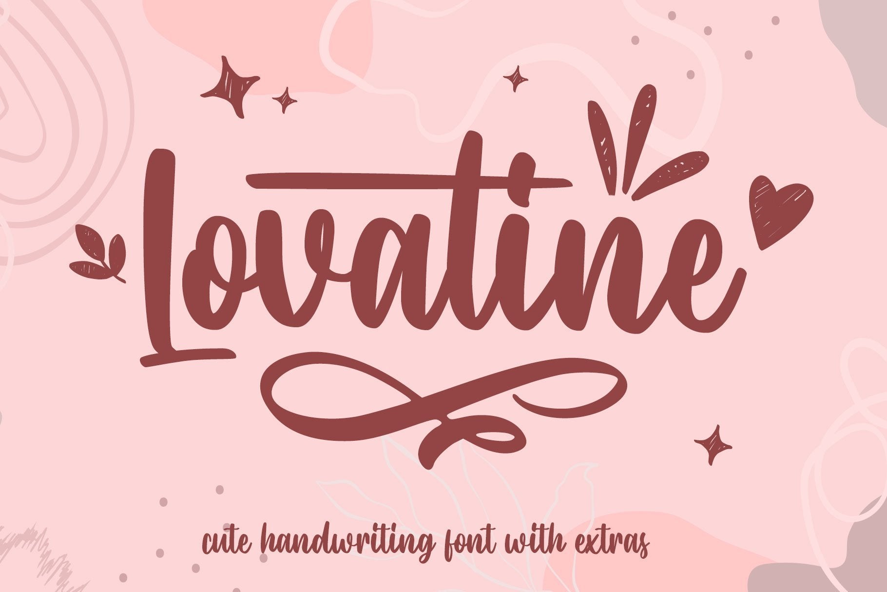 Lovatine - Cute Font - So Fontsy