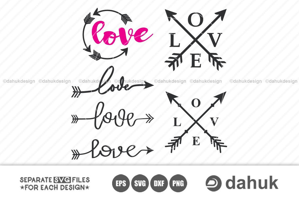 Love arrows svg, Love Valentine svg, Valentines Day svg, Studio Files ...