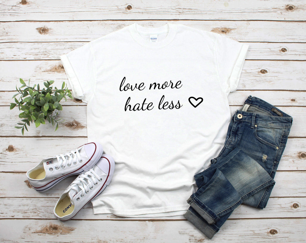 Love Greater Than Hate SVG - 3 Designs, Love Over Hate SVG, Love More ...