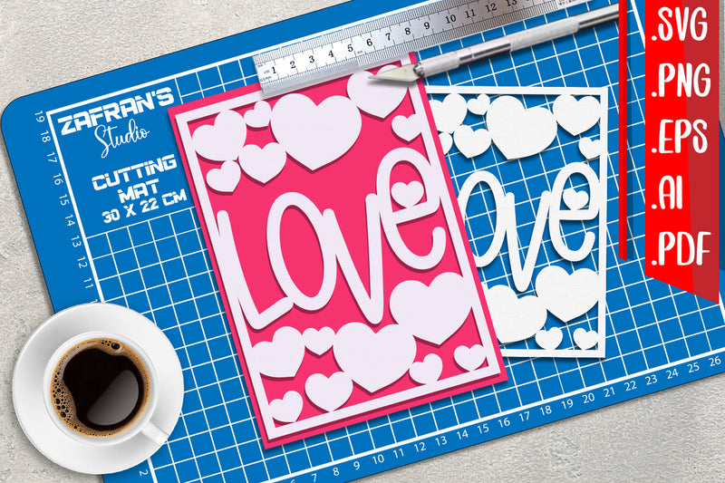 Love Greeting cards 10 svg eps ai png pdf - So Fontsy
