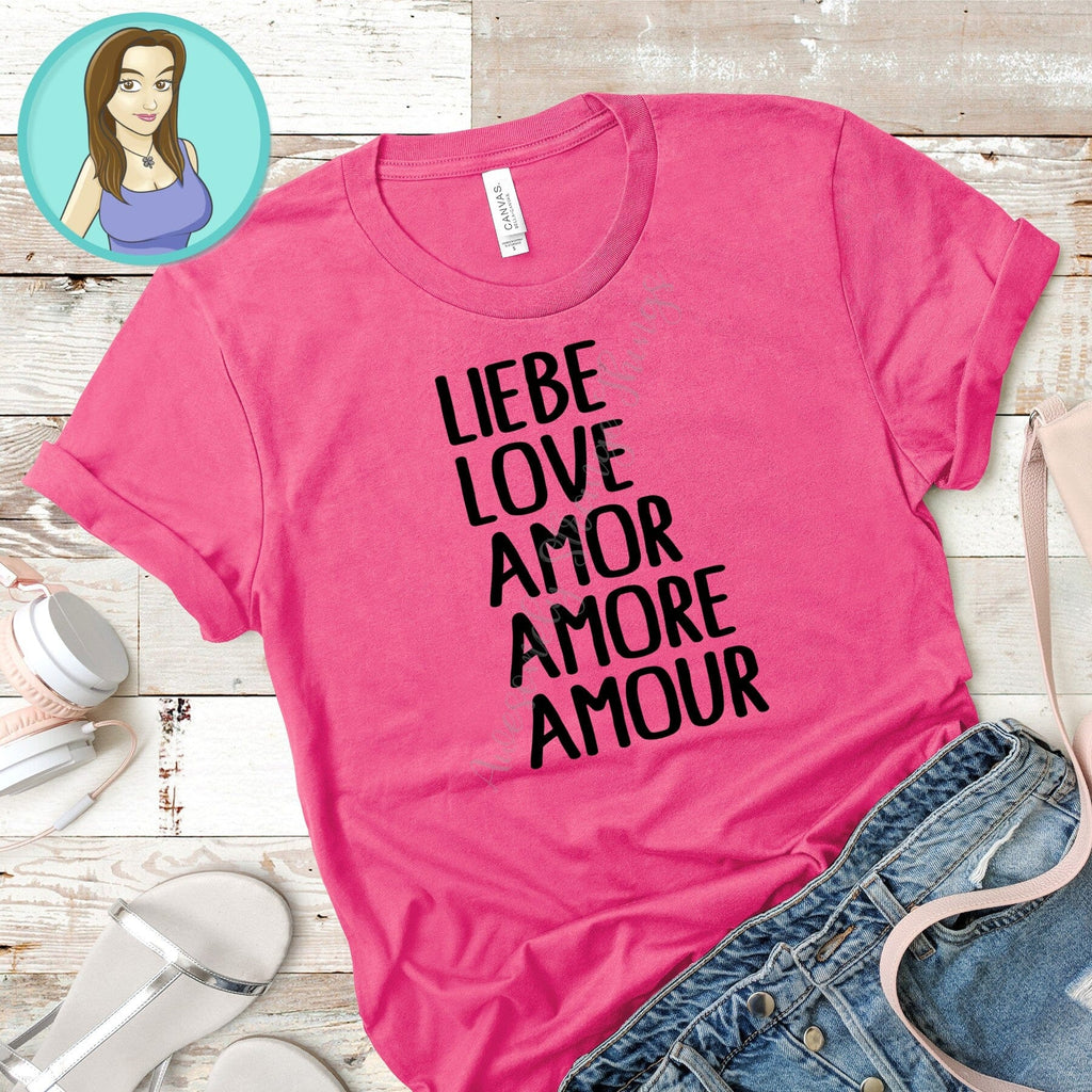 Love languages Valentine's Day design - So Fontsy