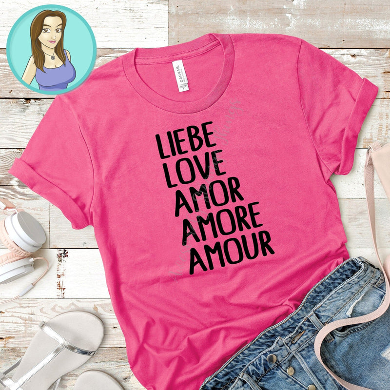 Love languages Valentine's Day design - So Fontsy