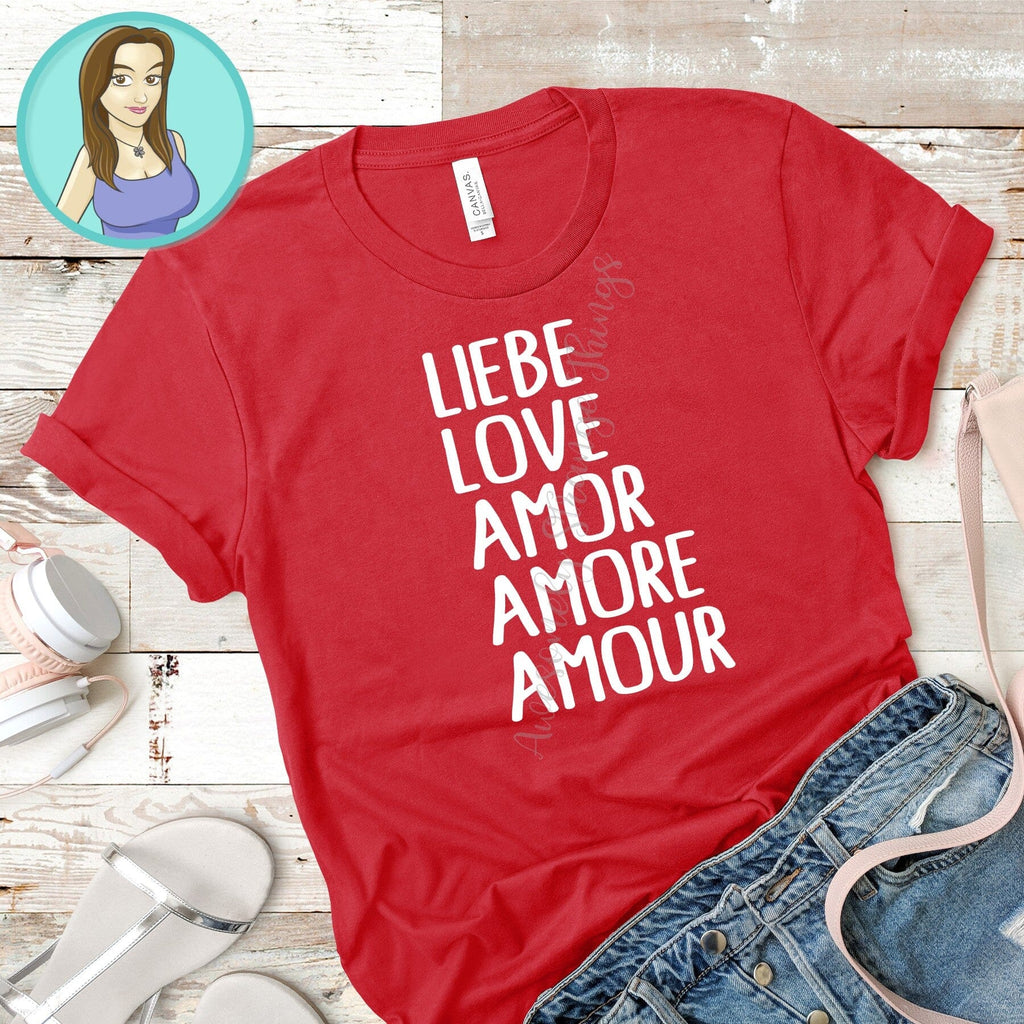 Love languages Valentine's Day design - So Fontsy