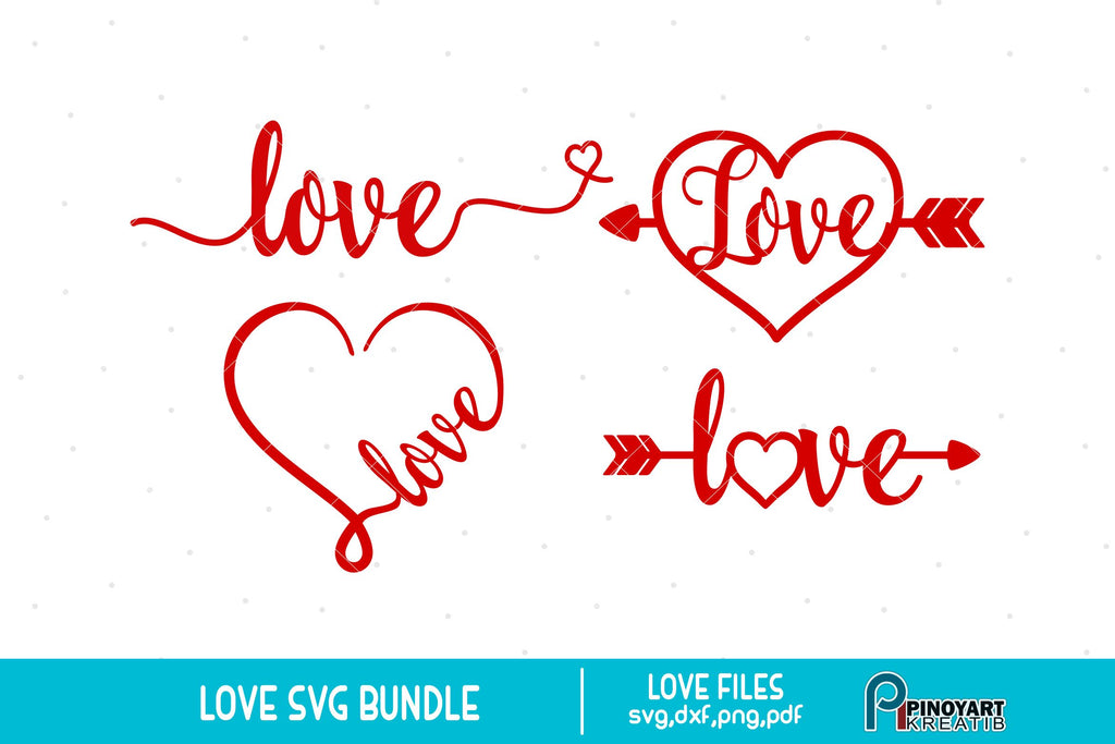 Love svg Bundle - So Fontsy