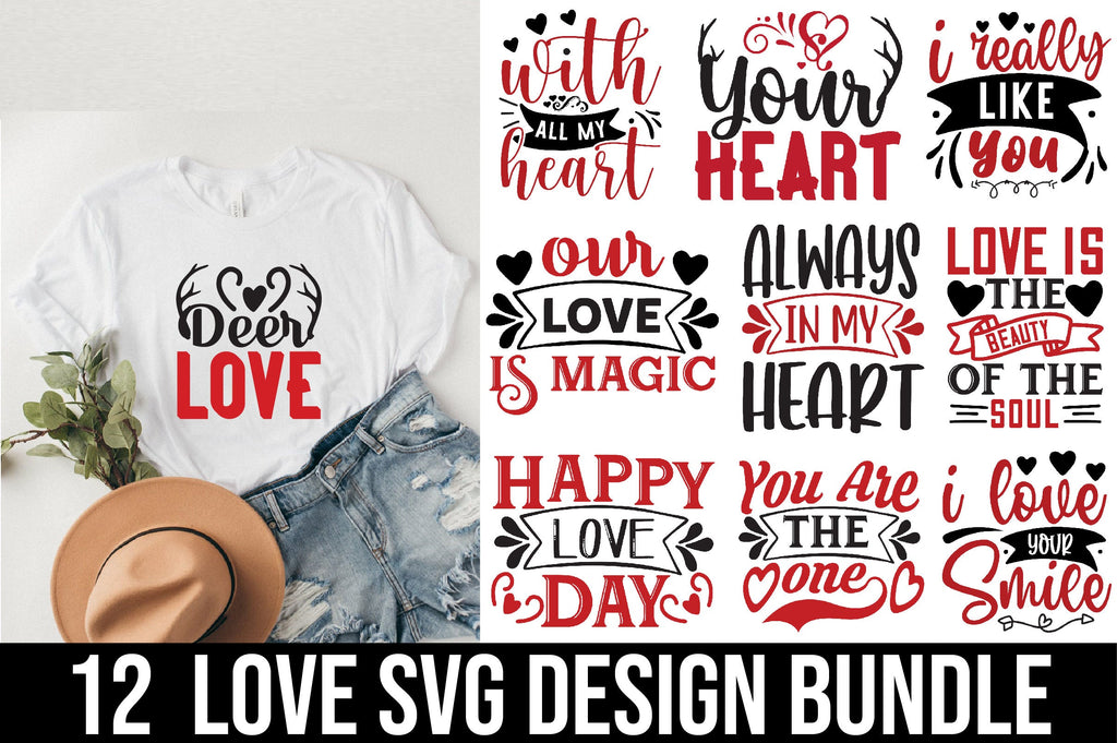 Love SVG Design Bundle - So Fontsy