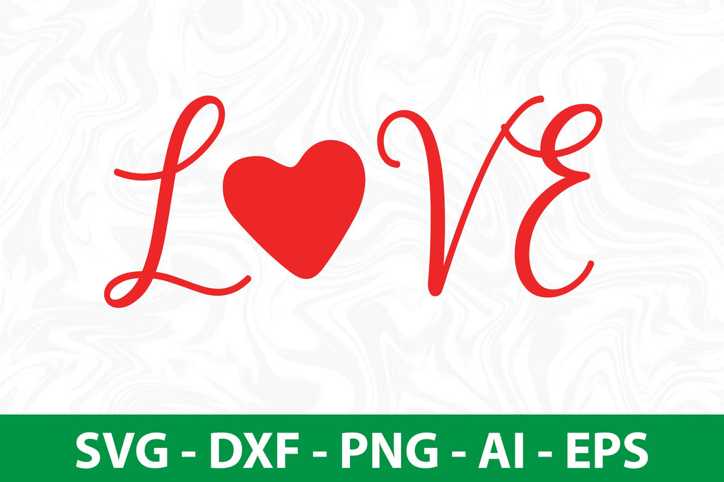 Love svg - So Fontsy