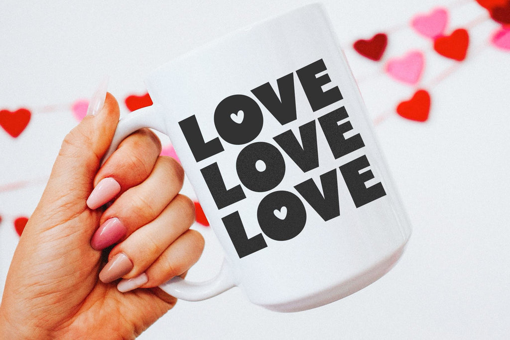 Love Vibes - Cute Block Font - So Fontsy