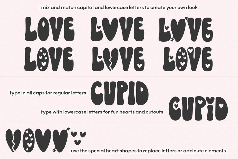 Lovedays - Retro Valentine's Day Font - So Fontsy