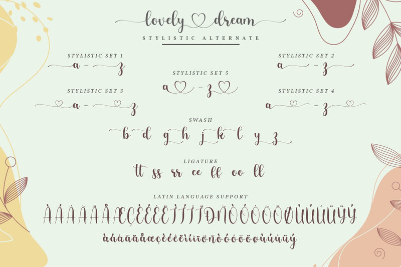 Lovely Dream-Beautiful Calligraphy Font - So Fontsy