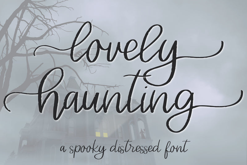 Lovely Haunting - So Fontsy
