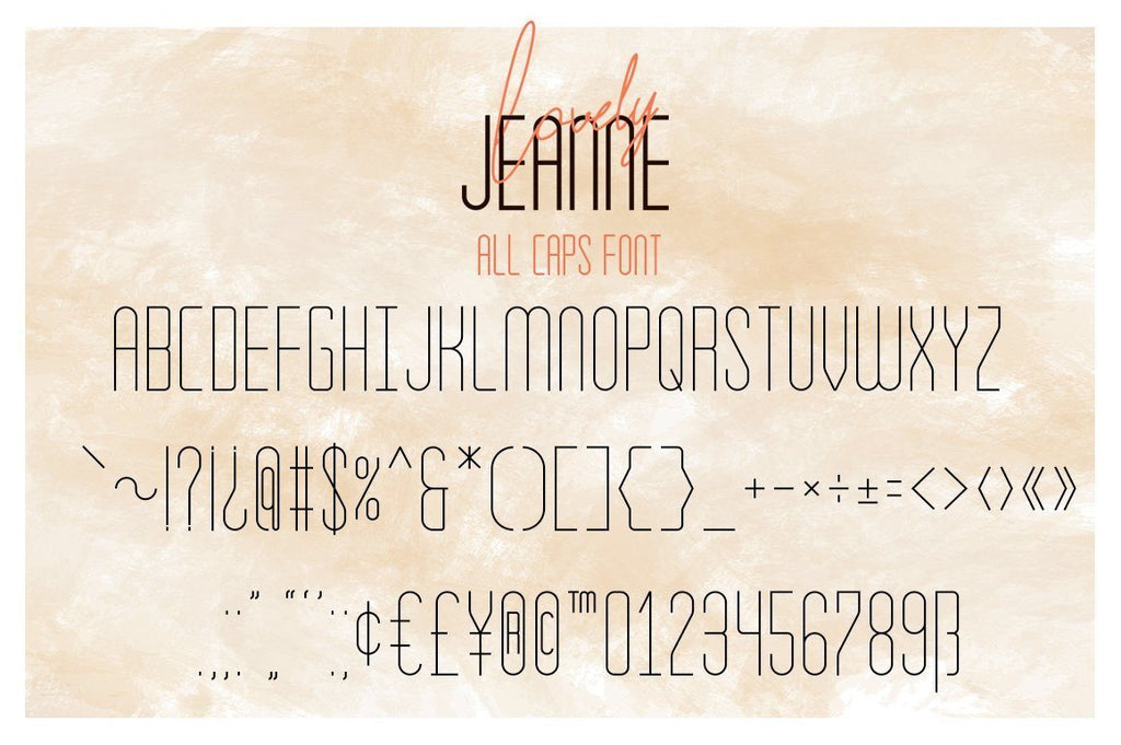 Lovely Jeanne - So Fontsy