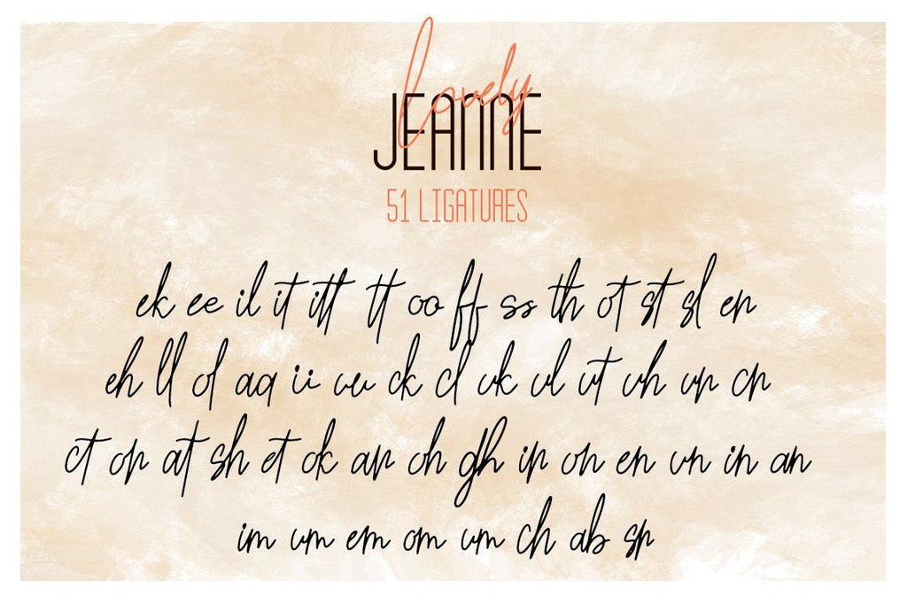 Lovely Jeanne - So Fontsy