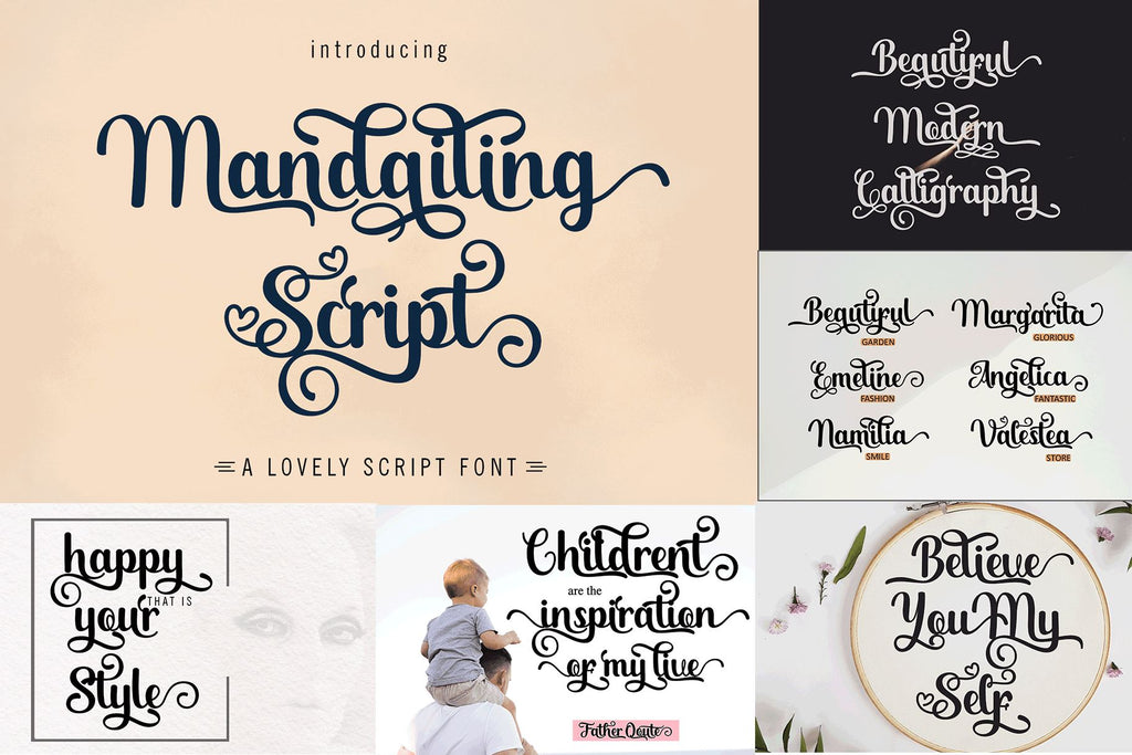 Lovely Script Font Bundle - So Fontsy