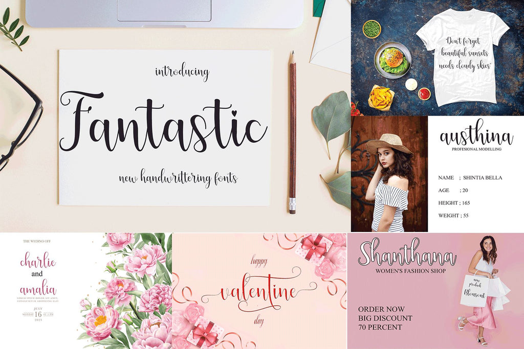 Lovely Script Font Bundle - So Fontsy