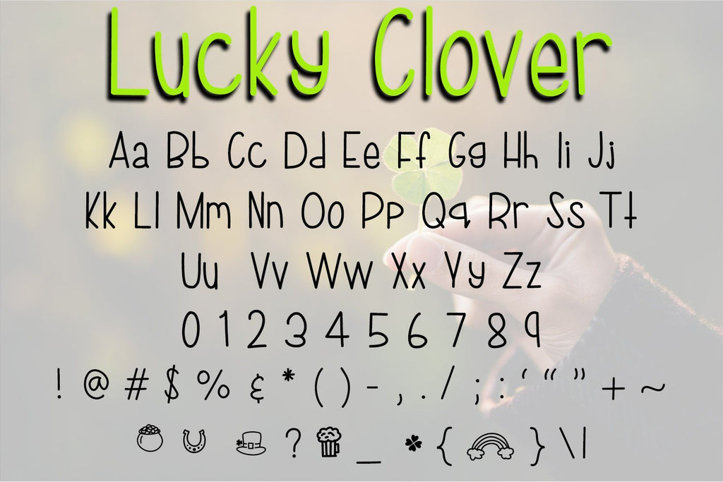 Lucky Clover - So Fontsy