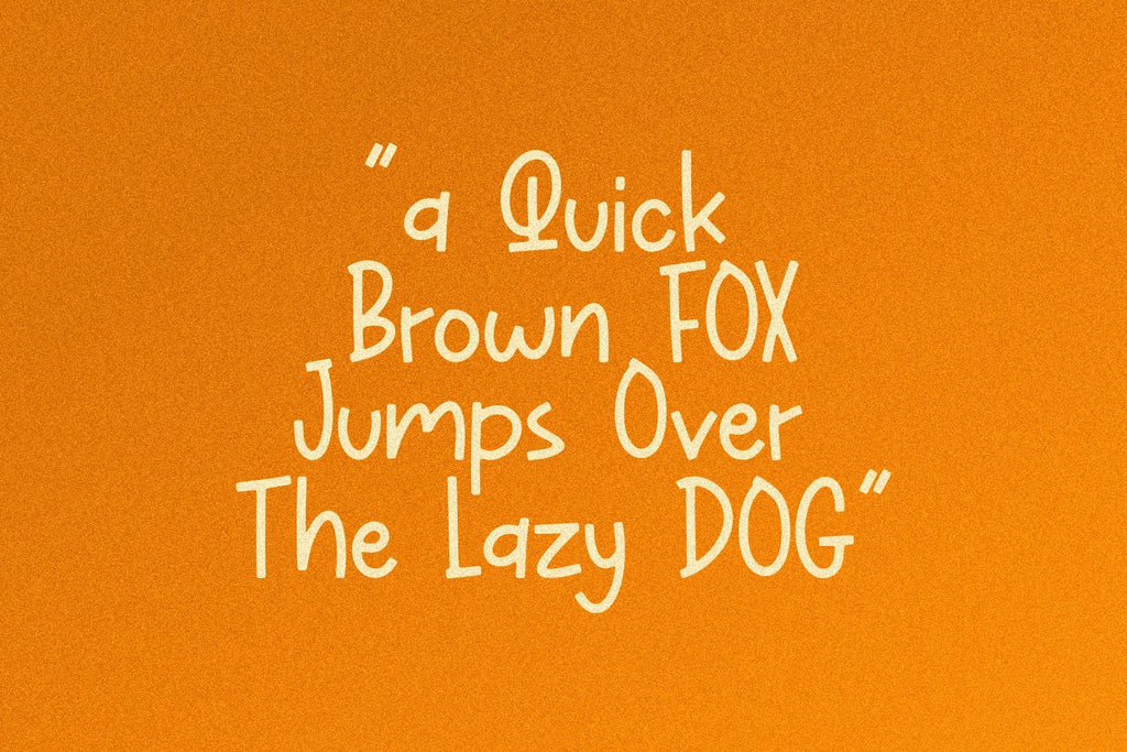 Lucky Yellow Font - So Fontsy