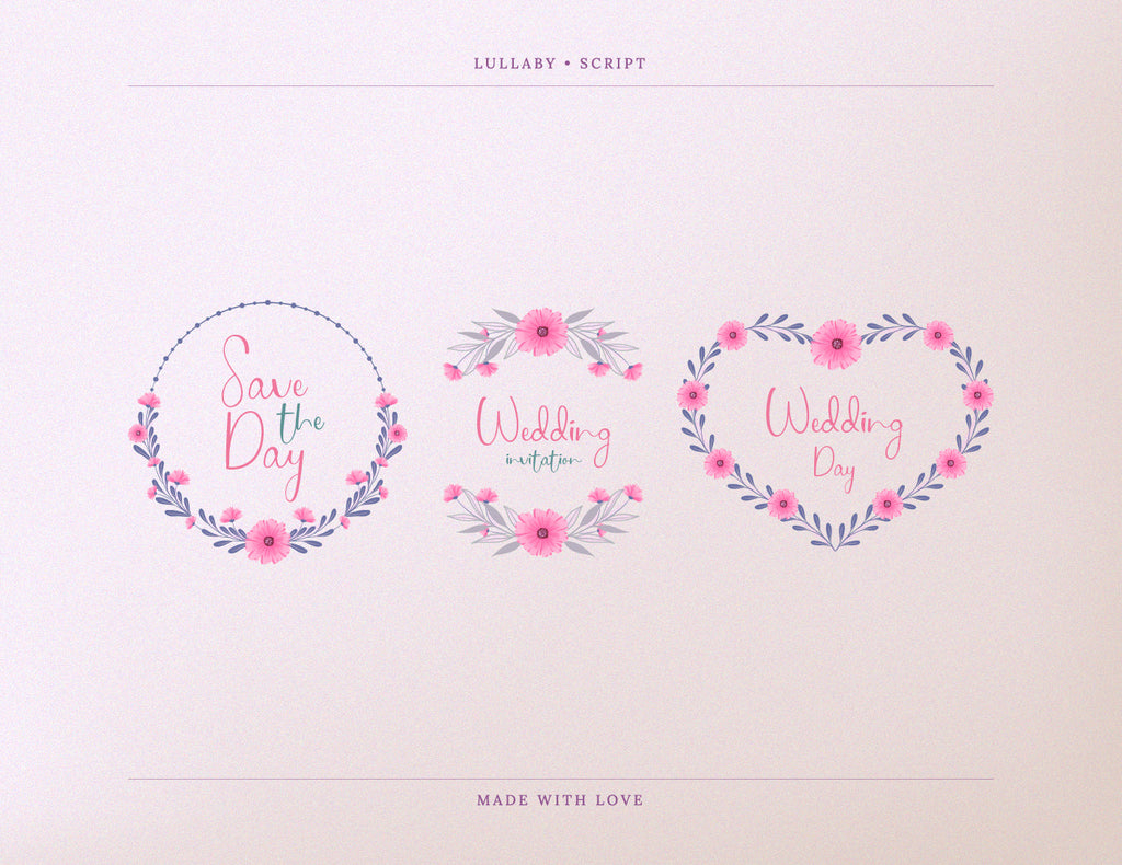 Lullaby Tint Script Font - So Fontsy