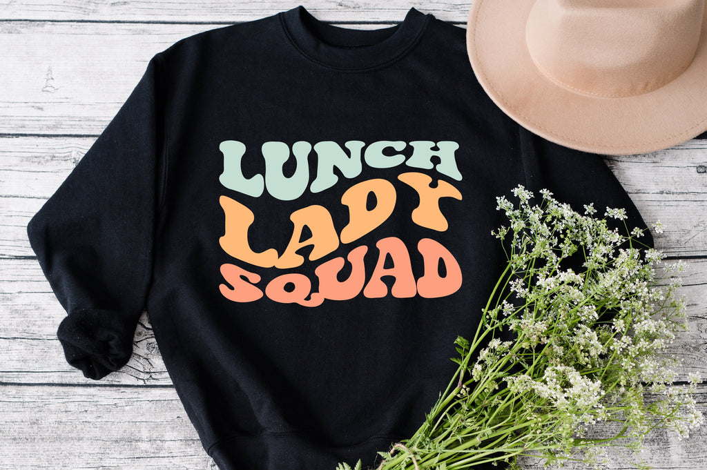 Lunch lady squad svg, School svg, Rainbow svg, Lunch lady shirt svg ...