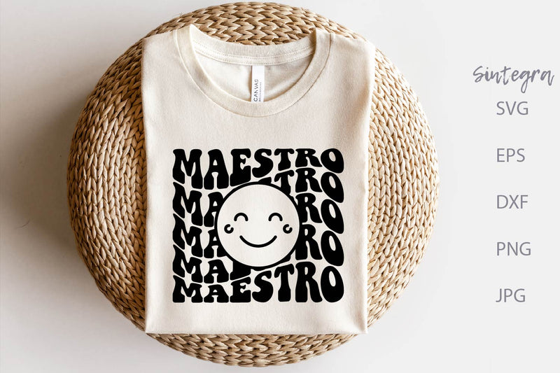Maestro SVG, Spanish Teacher SVG Cut File Free For Commercial Use - So ...