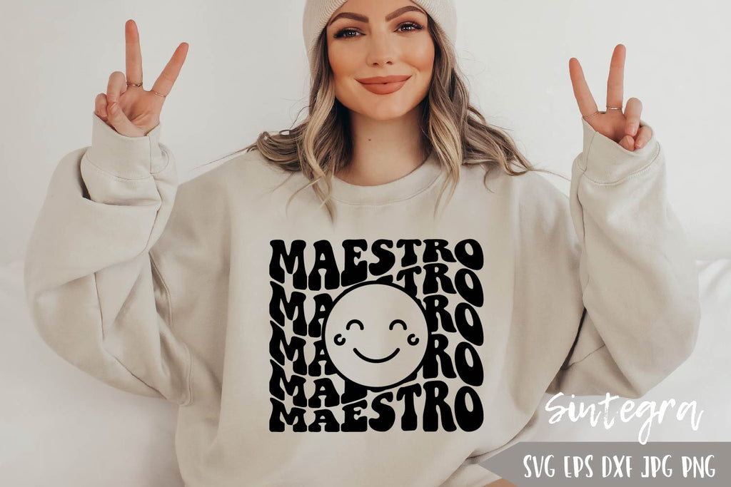 Maestro SVG, Spanish Teacher SVG Cut File Free For Commercial Use - So ...