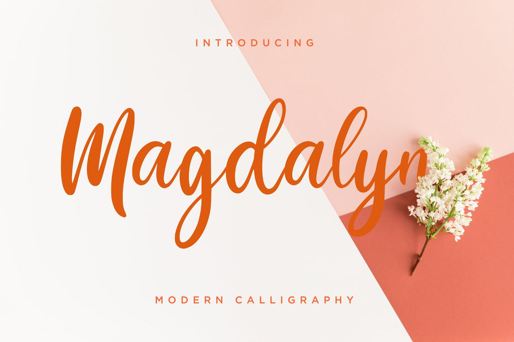 Magdalyn Modern Calligraphy - So Fontsy