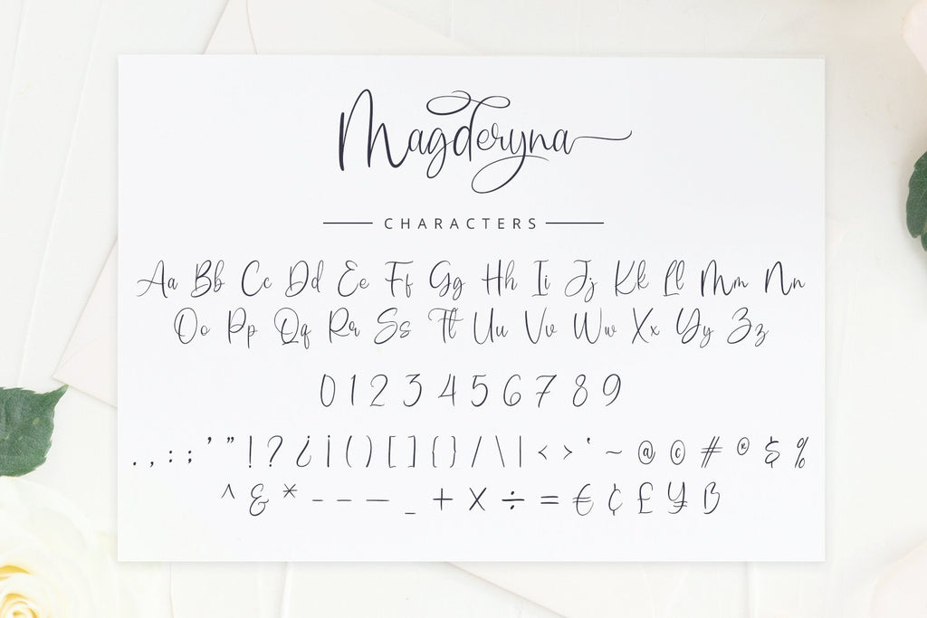 Magderyna - Modern Calligraphy Font - So Fontsy