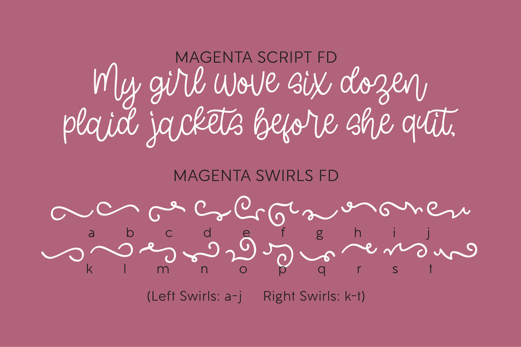 Magenta Script - So Fontsy