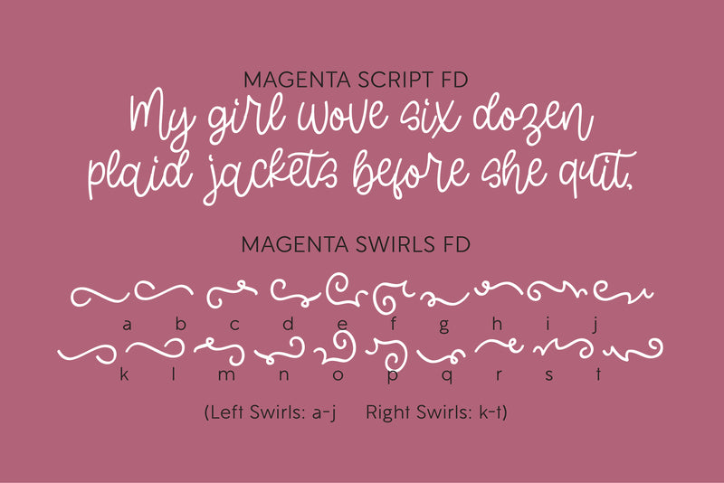 Magenta Script - So Fontsy