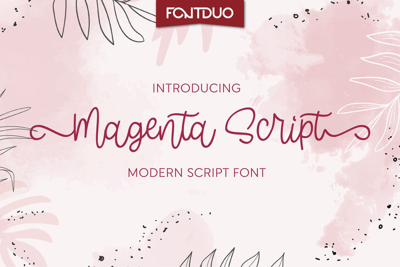 Magenta Script - So Fontsy