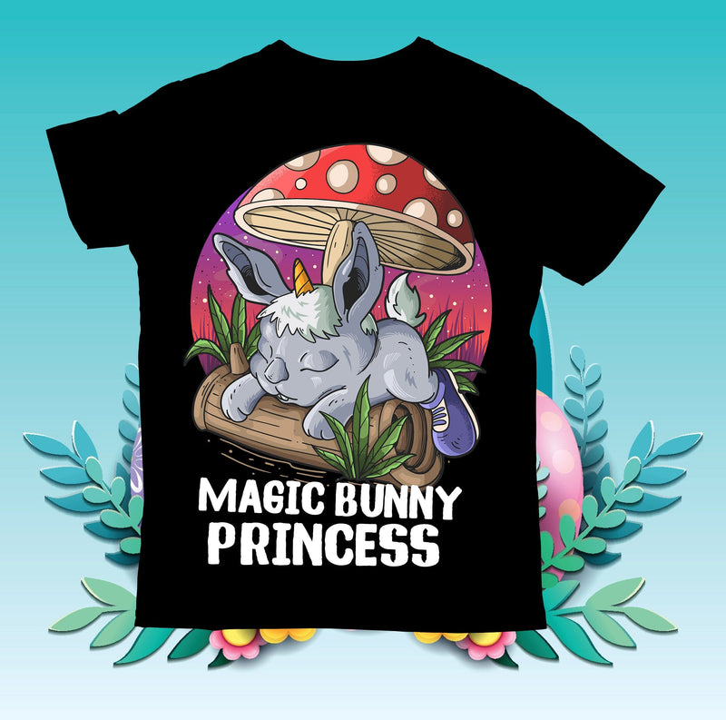 Magic Bunny Princess SVG Cut File, Magic Bunny Princess Sublimation ...