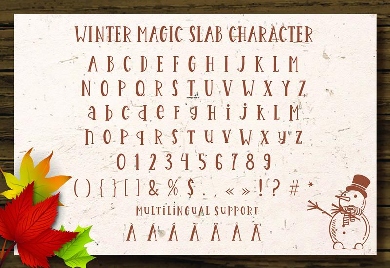 Magic Winter Font Trio & Extras - So Fontsy