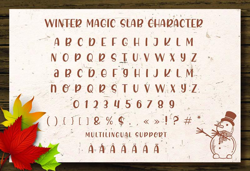 Magic Winter Font Trio & Extras - So Fontsy