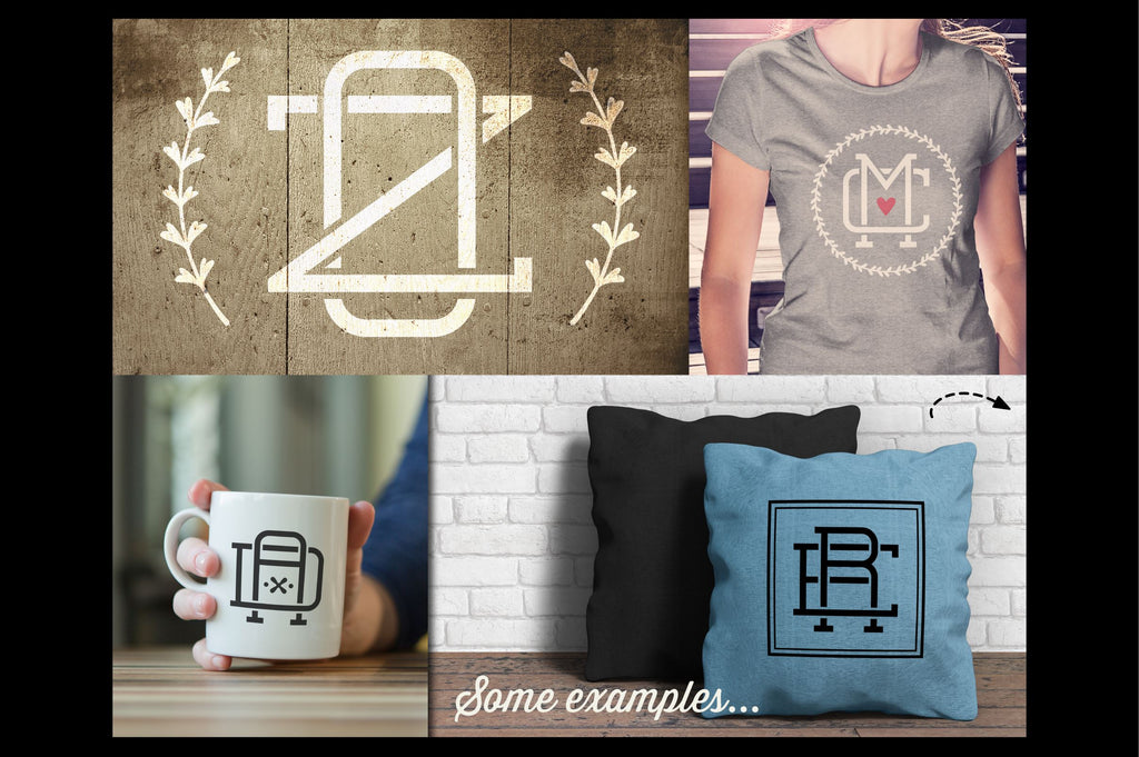 Magical Monogram Maker - DIY intertwined/interlocking monogram SVG file ...