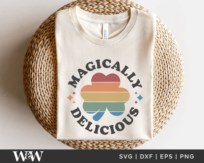 Magically Delicious SVG | Round St. Patrick's SVG - So Fontsy