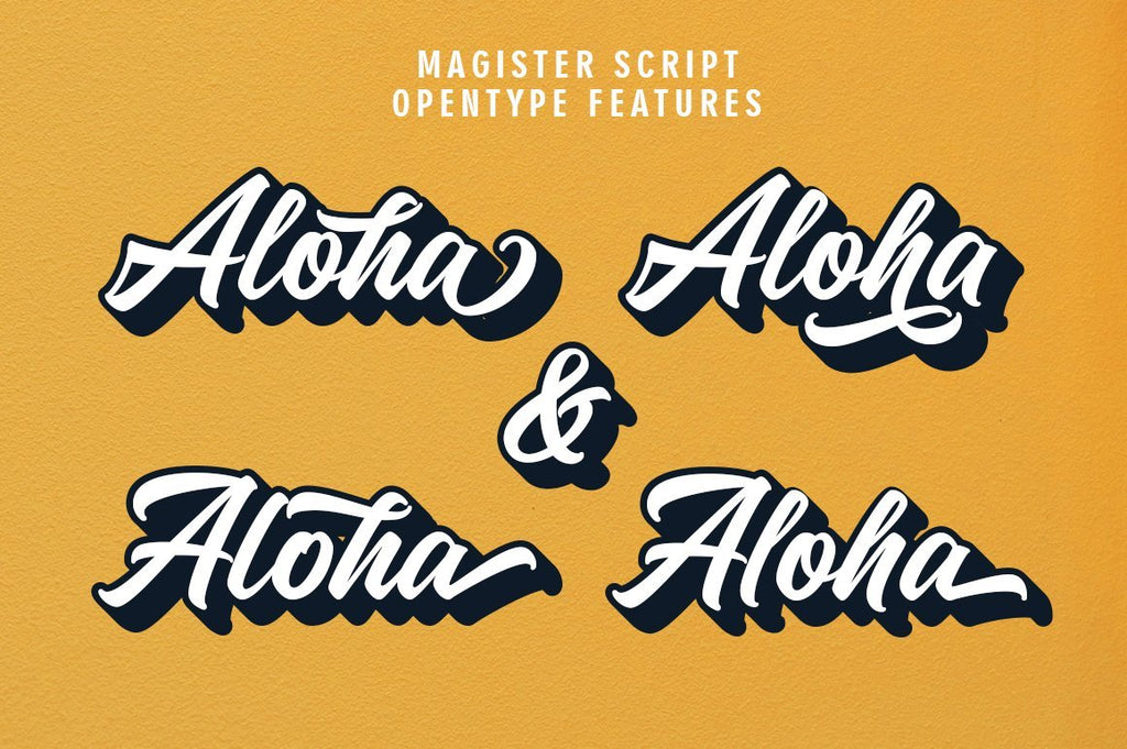 Magister Script - So Fontsy