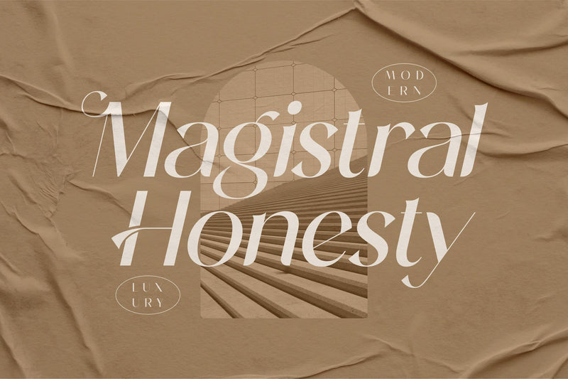 Magistral Honesty Typeface - So Fontsy
