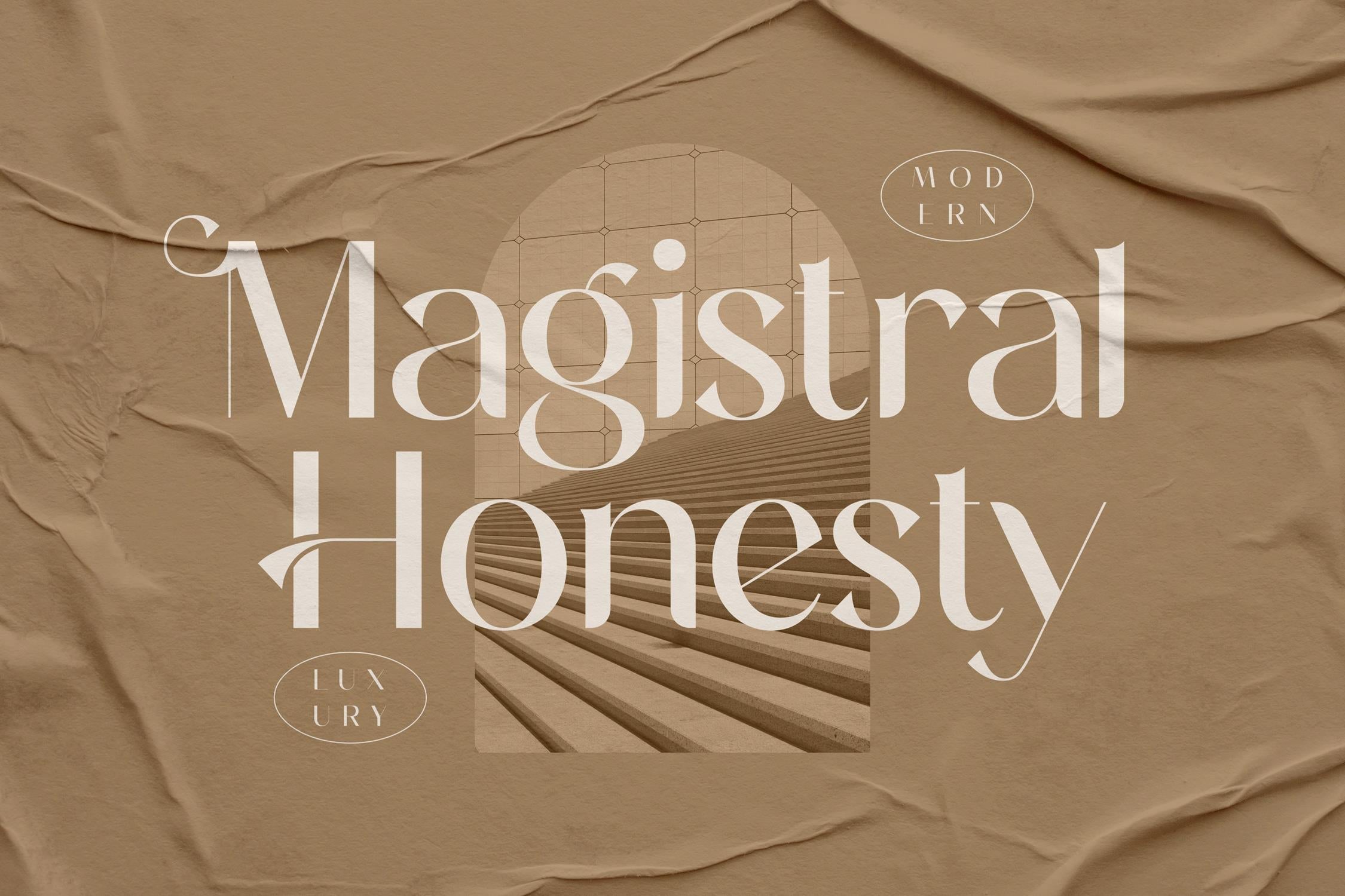 Magistral Honesty Typeface - So Fontsy