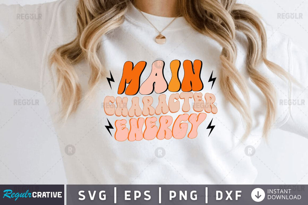 Main Character energy SVG - So Fontsy