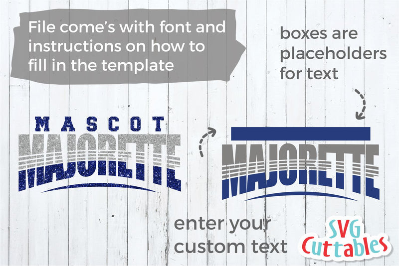 Majorette svg Cut File - Majorette Template 003 - svg - eps - dxf - pn ...