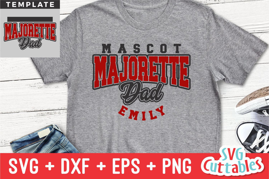 Majorette svg - Majorette Dad Template 003 - svg - dxf - eps - png - C ...