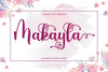 Makayla Beautiful Script Font - So Fontsy