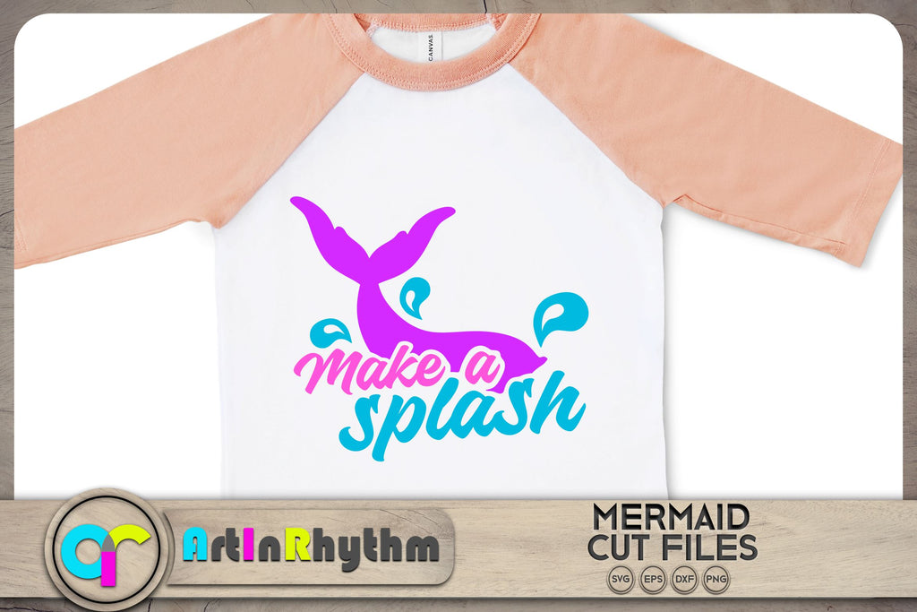 Make a splash / Mermaid SVG - So Fontsy