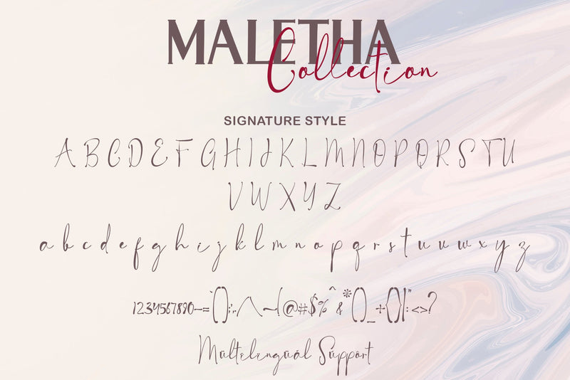 Maletha Collection - So Fontsy