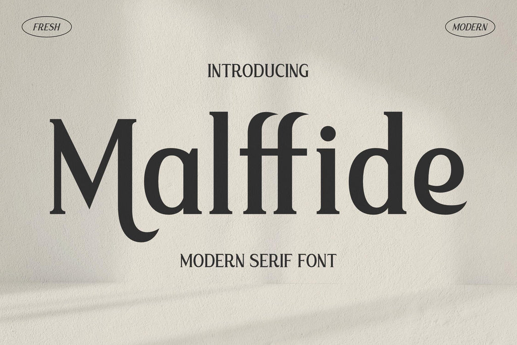 Malffide Typeface - So Fontsy