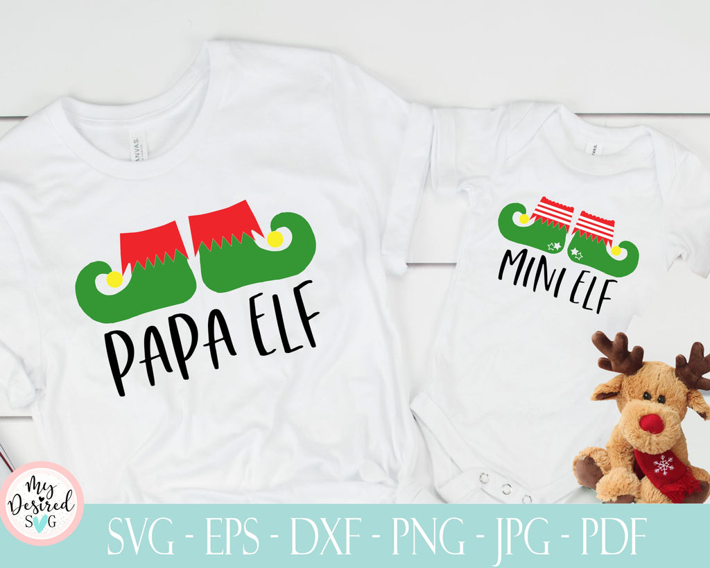Mama Elf SVG, Papa Elf Svg, Mini Elf Svg, Elf squad svg - So Fontsy