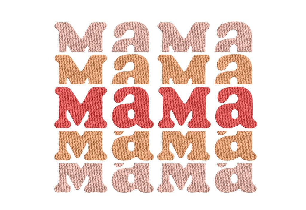 Mama Embroidery Design, Mothers Day Embroidery File, 4 sizes, Instant ...