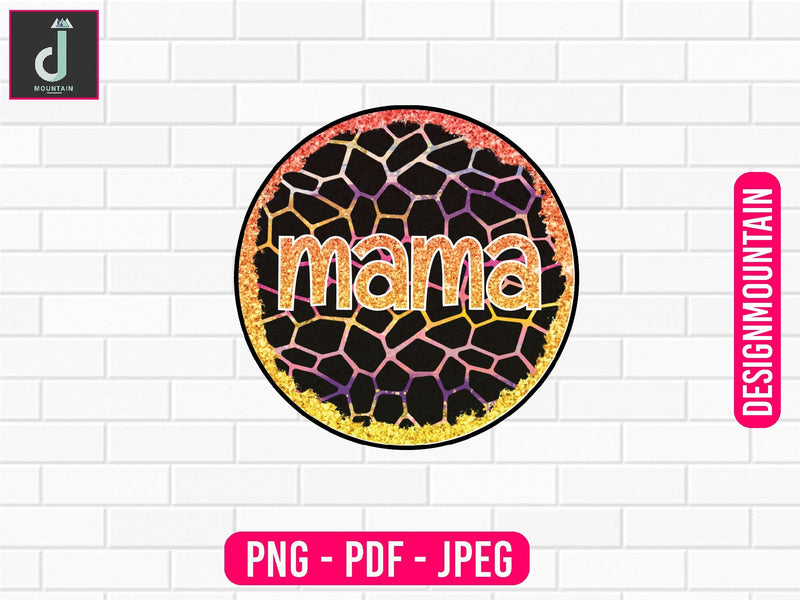 Mama PNG, Sublimation Png, Boho Png, Retro Mama Png - So Fontsy