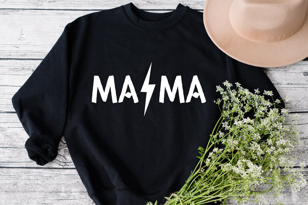 Mama SVG, Rocker Style Mama Svg, Mama Vibes Svg, Mom Svg, Mom Life Svg ...