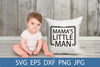 Mama's Little Man SVG File Free For Commercial Use - So Fontsy