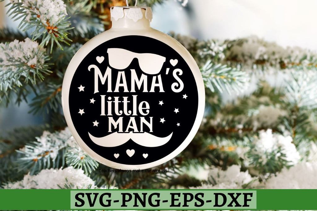 Mama's little man SVG, Mama's little man - So Fontsy